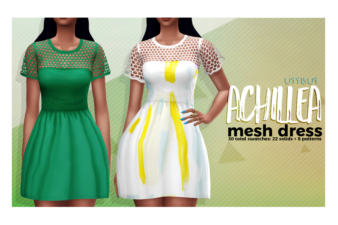 Mesh dress from Viiavi • Sims 4 Downloads