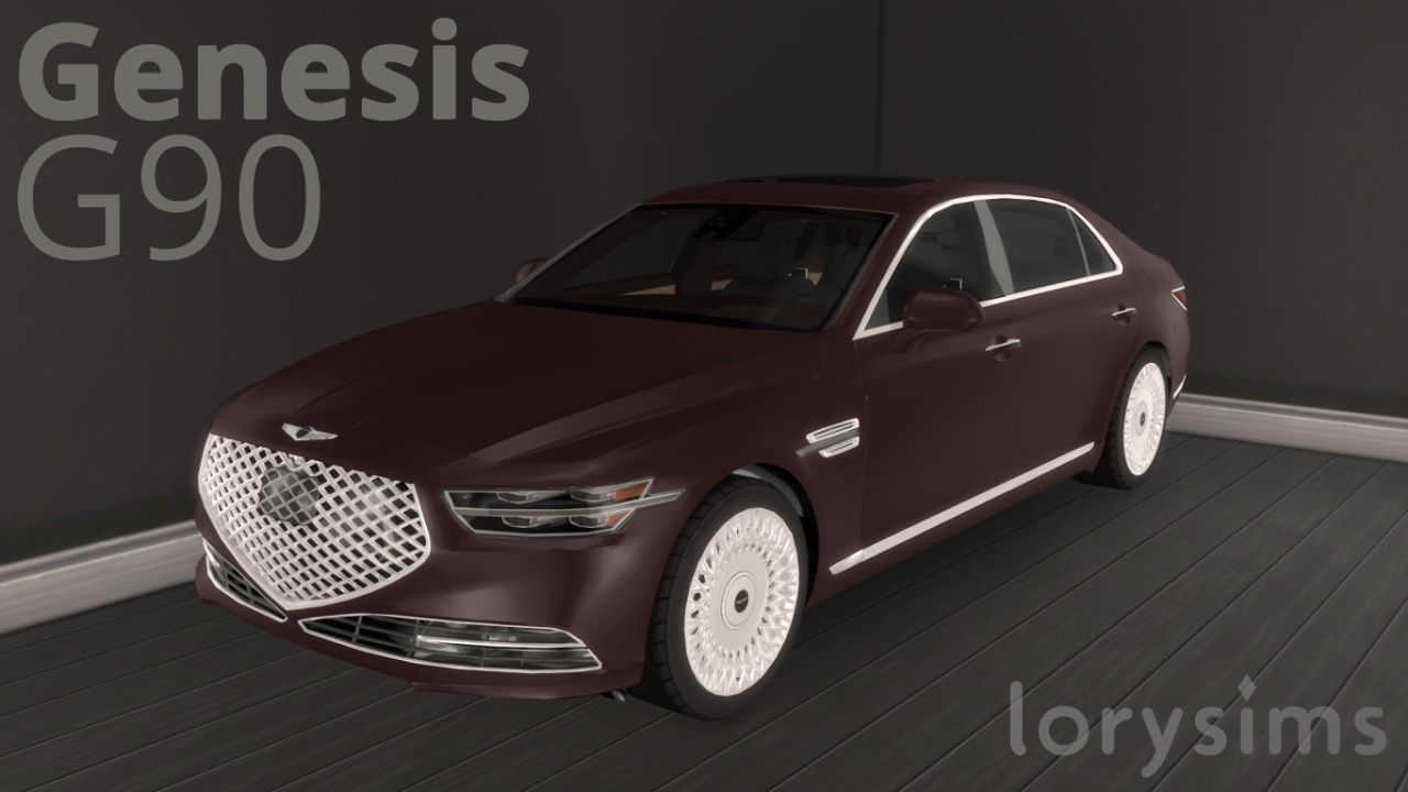 2020 Genesis G90 from Lory Sims • Sims 4 Downloads