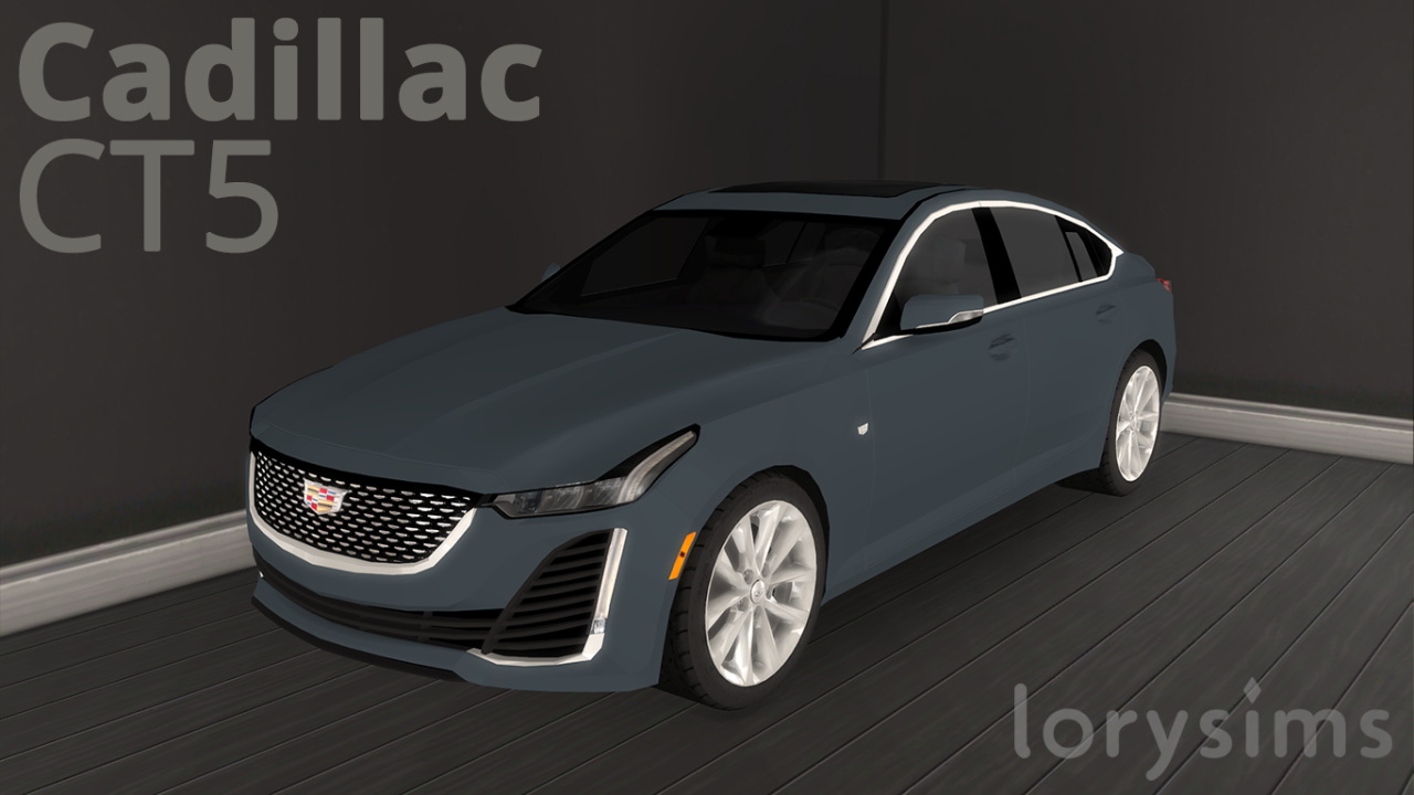 2021 Cadillac CT5 from Lory Sims • Sims 4 Downloads