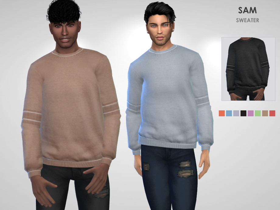 Sam Sweater by Puresim from TSR • Sims 4 Downloads