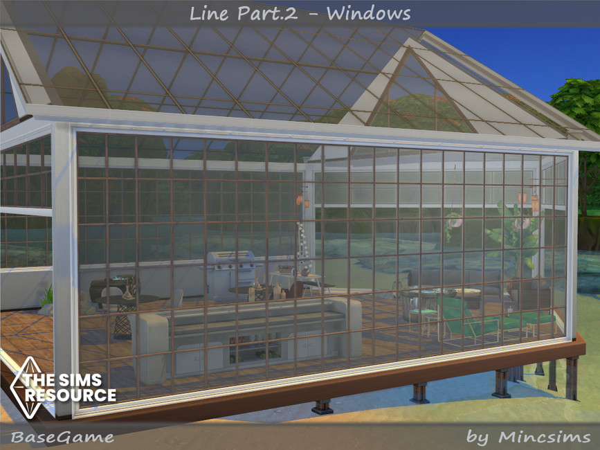 Line Part.2 - Never Ending Windows by Mincsims from TSR • Sims 4 Downloads