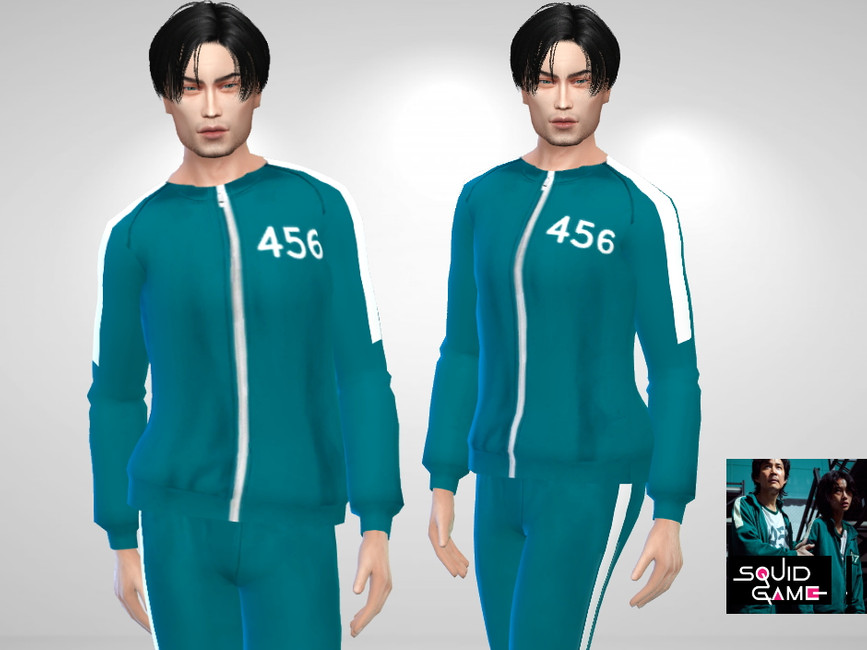 Squid Game Jacket by Puresim from TSR • Sims 4 Downloads