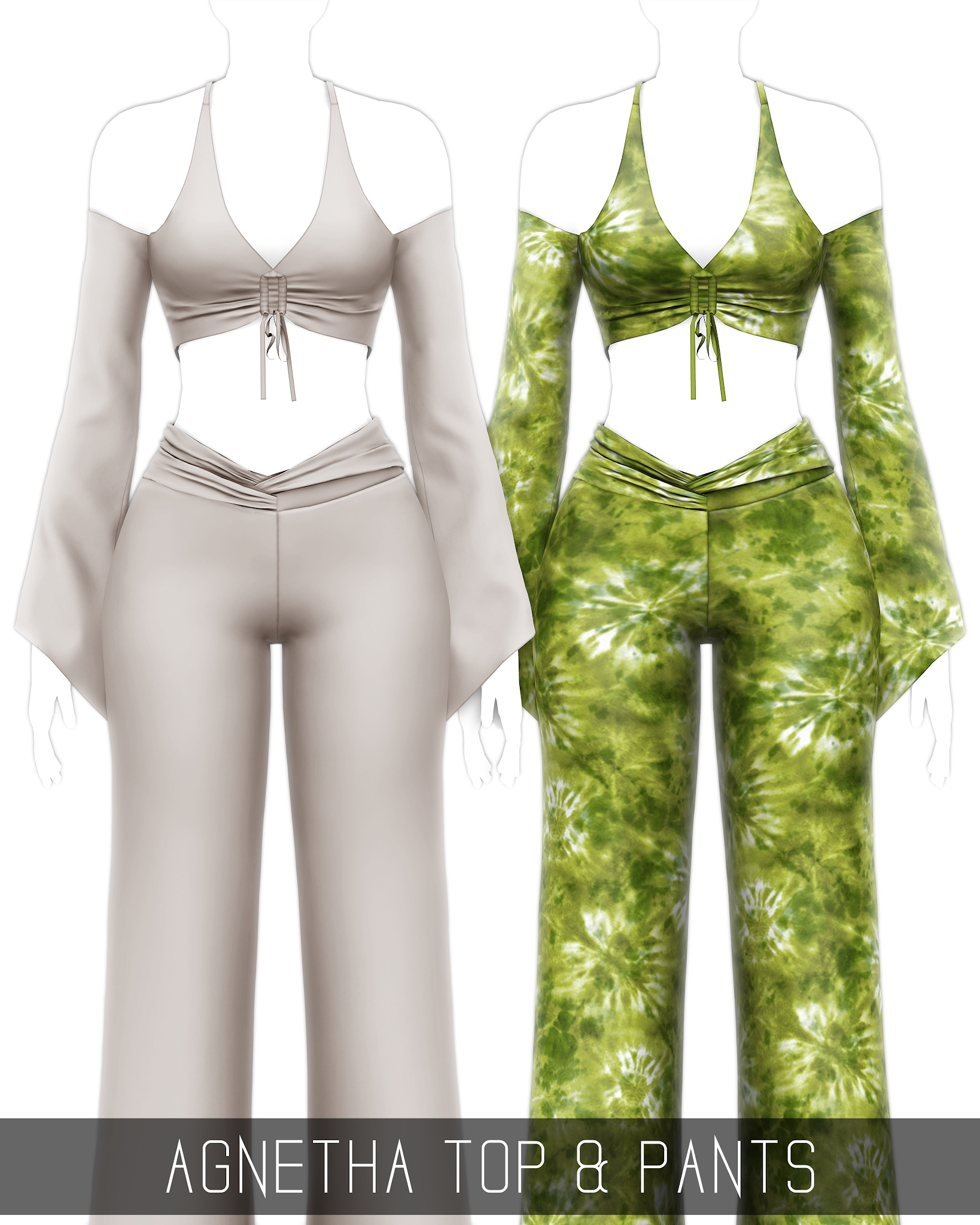 Agnetha Top and Pants from Simpliciaty • Sims 4 Downloads
