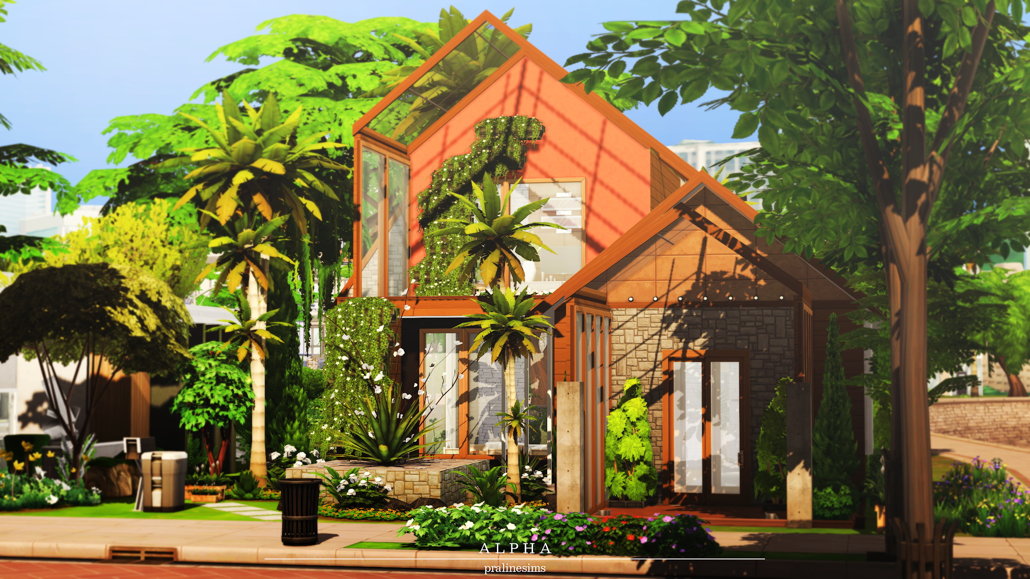 Alpha House from Cross Design • Sims 4 Downloads