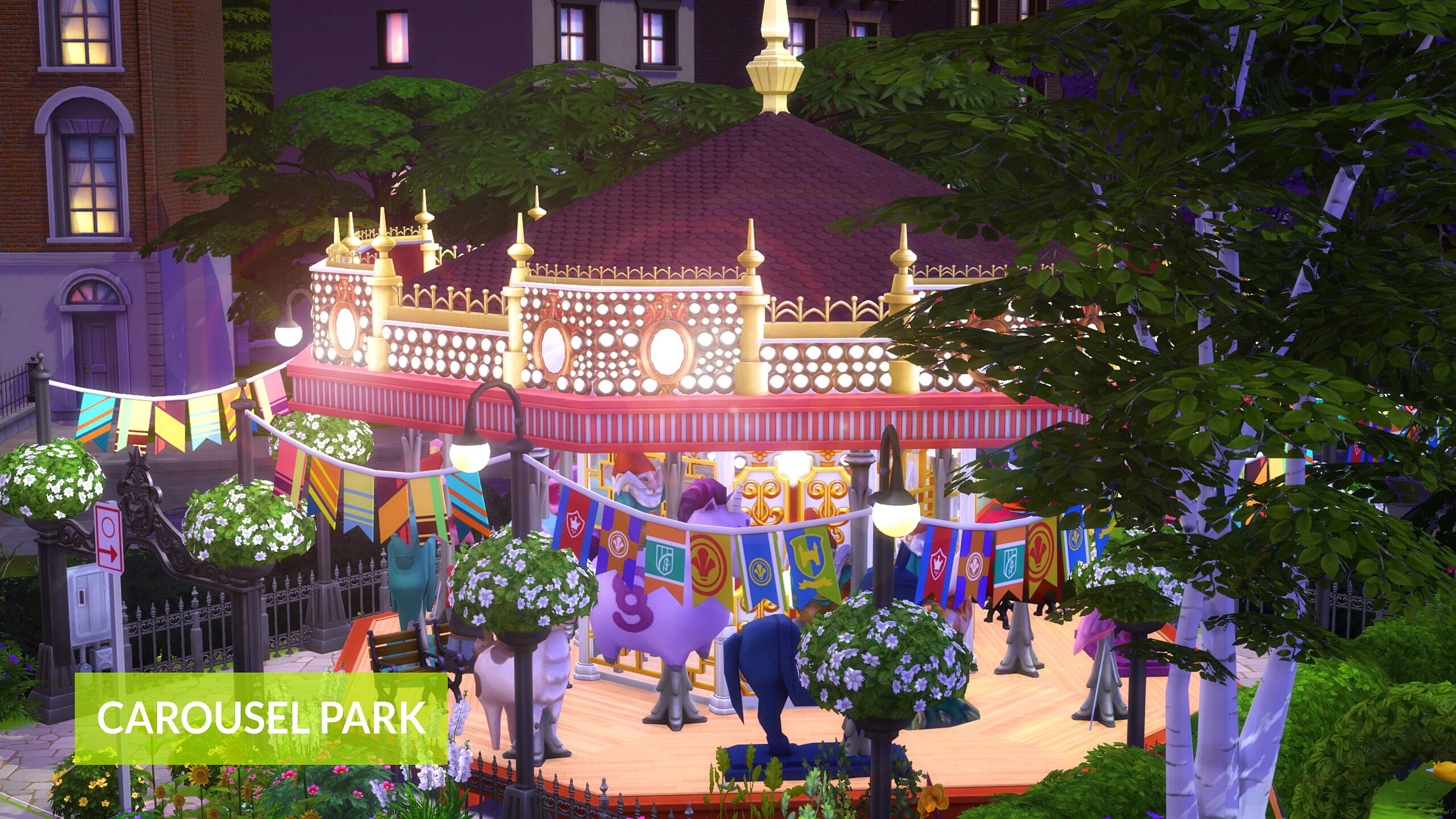 Carousel Park by Simooligan from Mod The Sims • Sims 4 Downloads