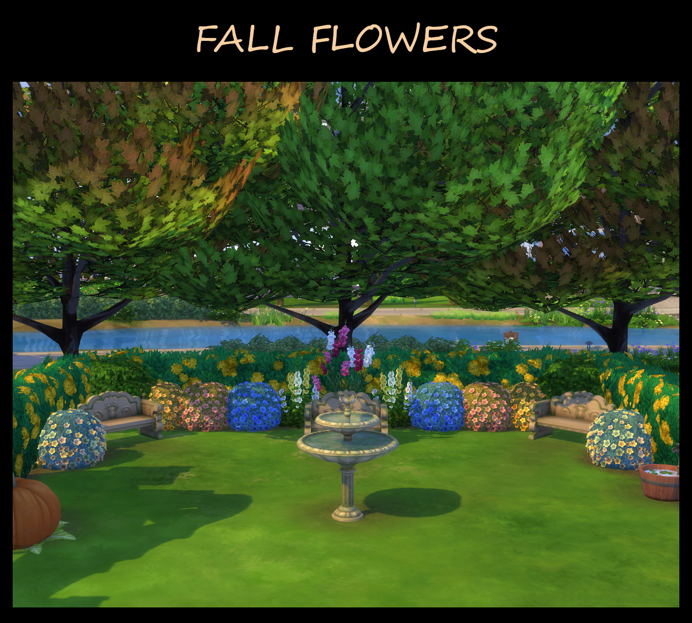 Fall Flowers by Simmiller from Mod The Sims • Sims 4 Downloads