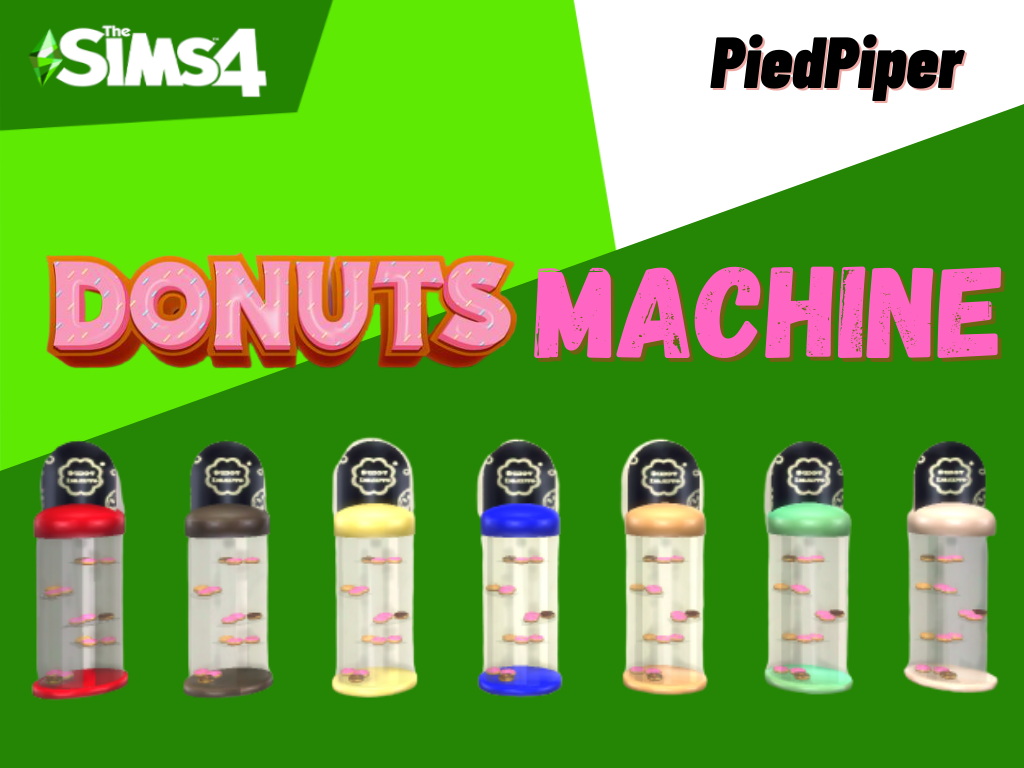 Functional Donuts Machine by PiedPiper from Mod The Sims • Sims 4 Downloads