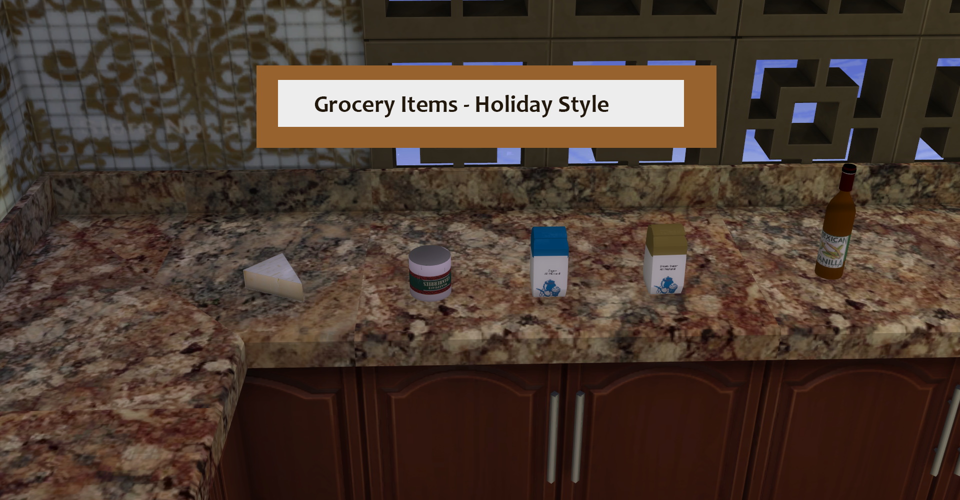 Holiday Baking Ingredients by Laurenbell2016 from Mod The Sims • Sims 4 ...