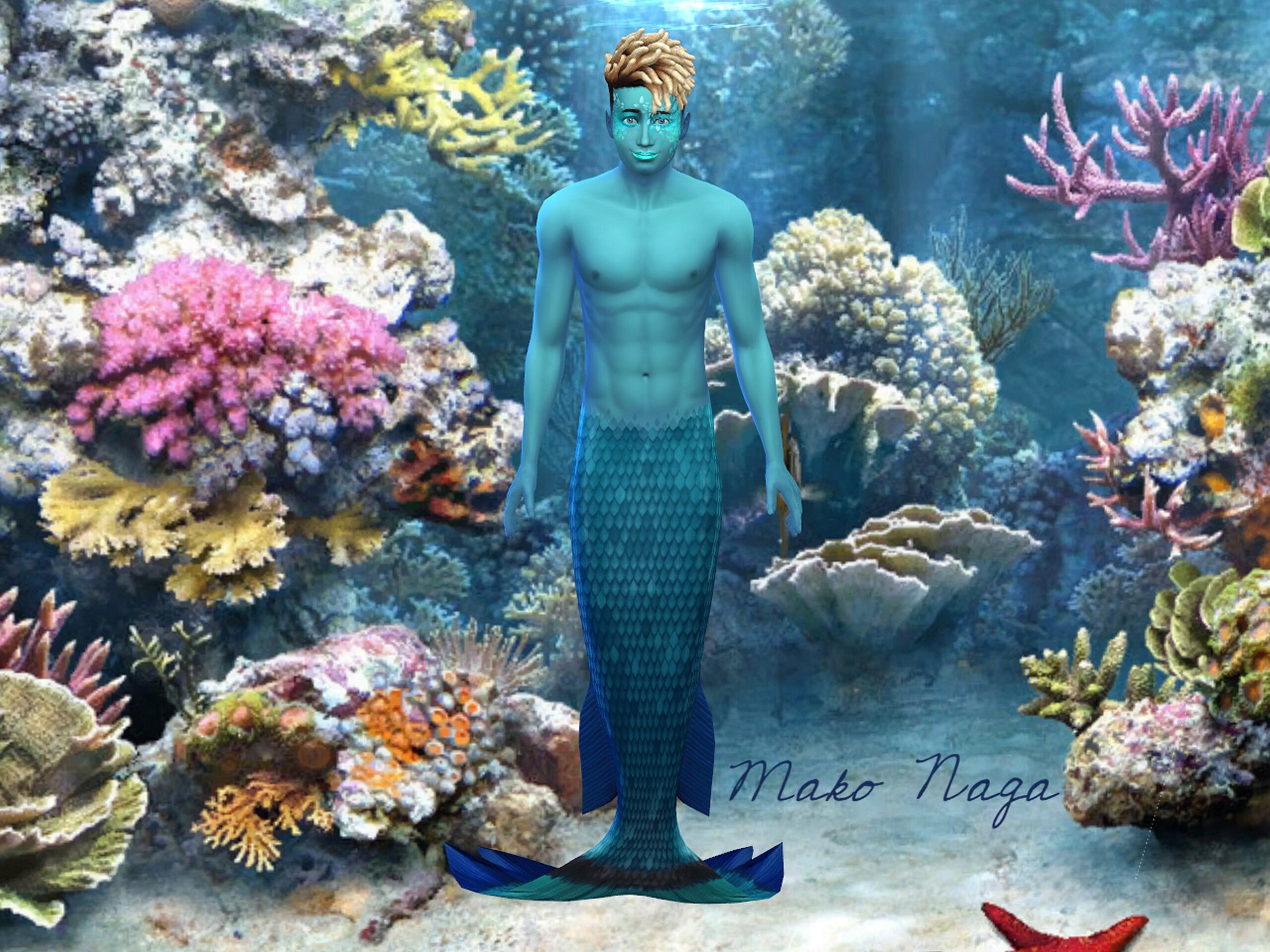 Mako Naga by Chikiwi2016 from Mod The Sims • Sims 4 Downloads