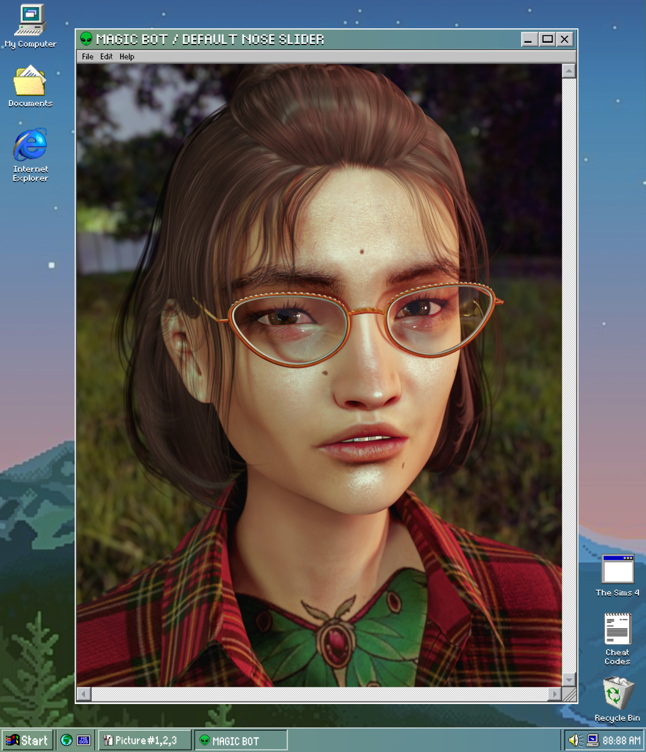 Nose Slider from Magic Bot • Sims 4 Downloads