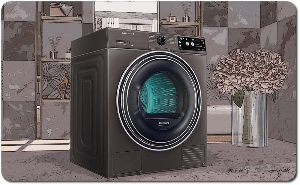 Samsung Heat Pump Dryer from Sims4-boutique • Sims 4 Downloads