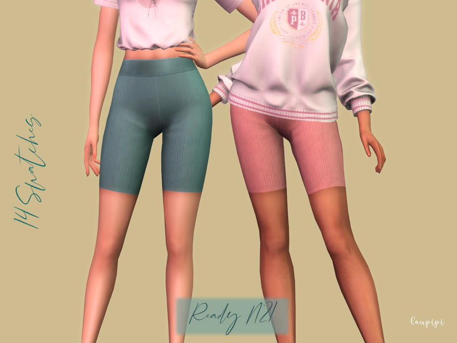 Cycling Leggings - BT438 by laupipi from TSR • Sims 4 Downloads