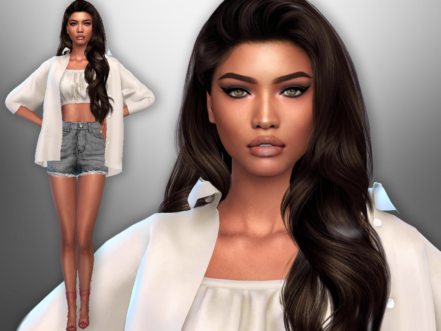 Valeria Cardona by divaka45 from TSR • Sims 4 Downloads