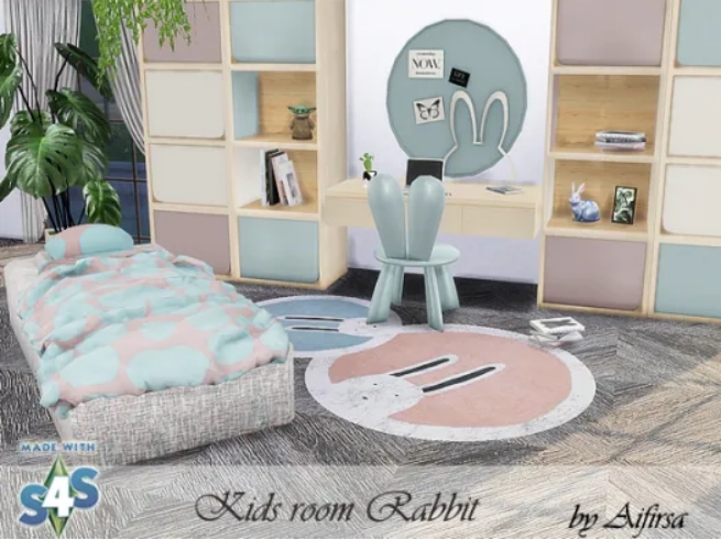 Rabbit Kids Room from Aifirsa Sims • Sims 4 Downloads