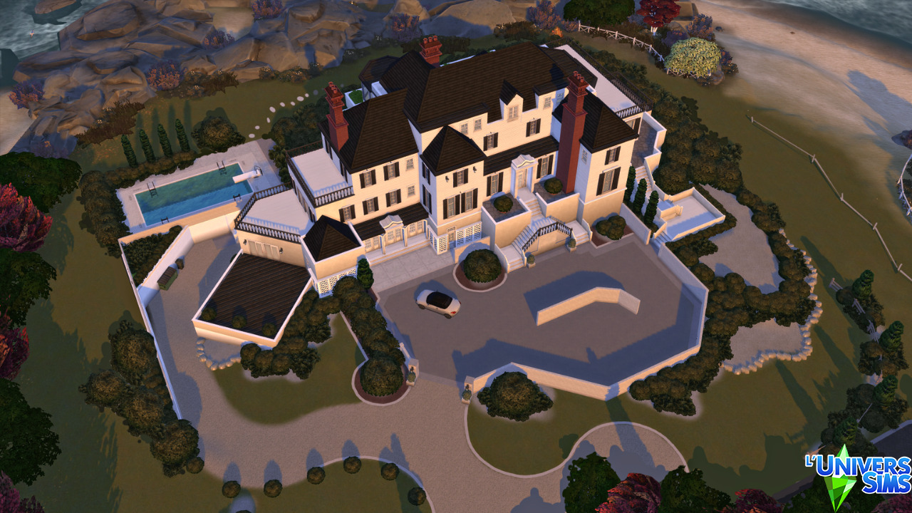 Taylor Swifts Rhode Island Home by Aleks from Luniversims • Sims 4 ...