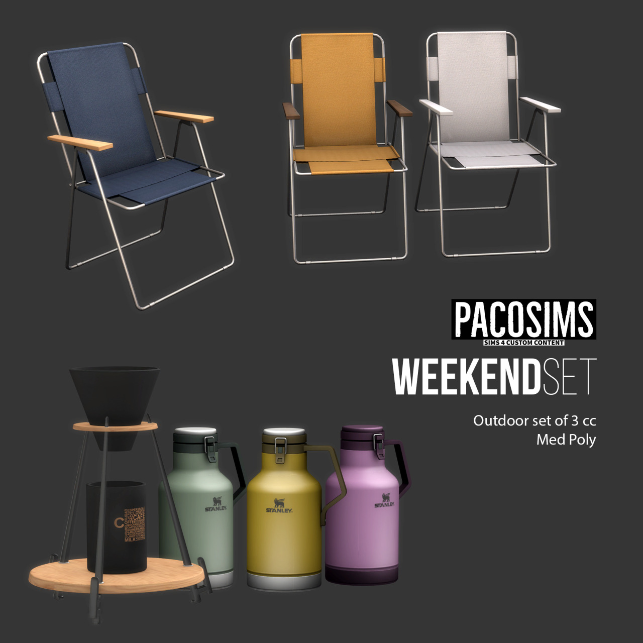 Weekend Set from Paco Sims • Sims 4 Downloads