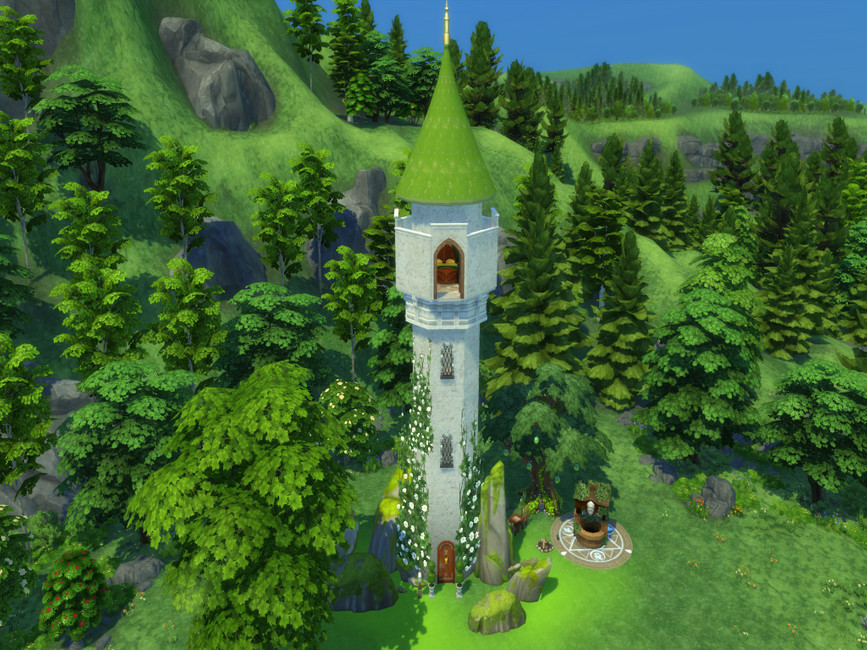 Witch Tower (The Rook) by susancho93 from TSR • Sims 4 Downloads