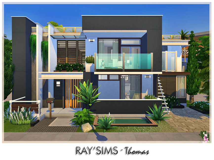 Thomas House by Ray_Sims from TSR • Sims 4 Downloads