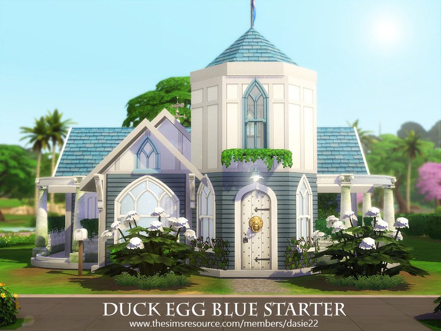 Duck Egg Blue Starter by dasie2 from TSR • Sims 4 Downloads