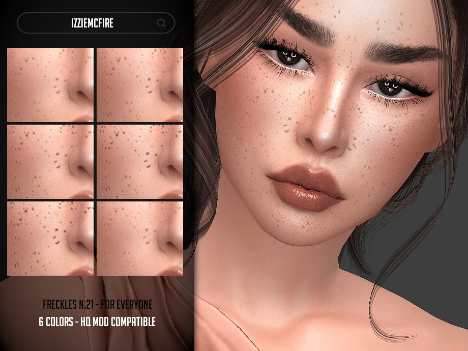 IMF Freckles N.21 by IzzieMcFire from TSR • Sims 4 Downloads