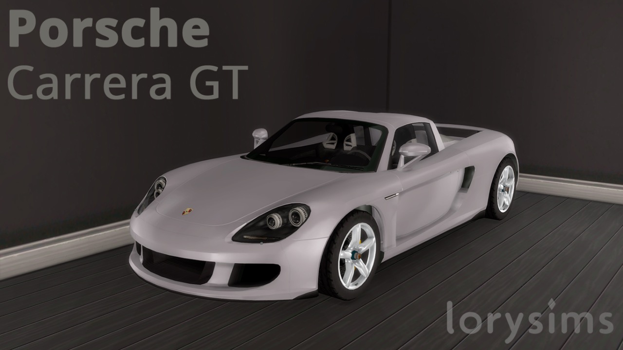 2004 Porsche Carrera GT from Lory Sims • Sims 4 Downloads