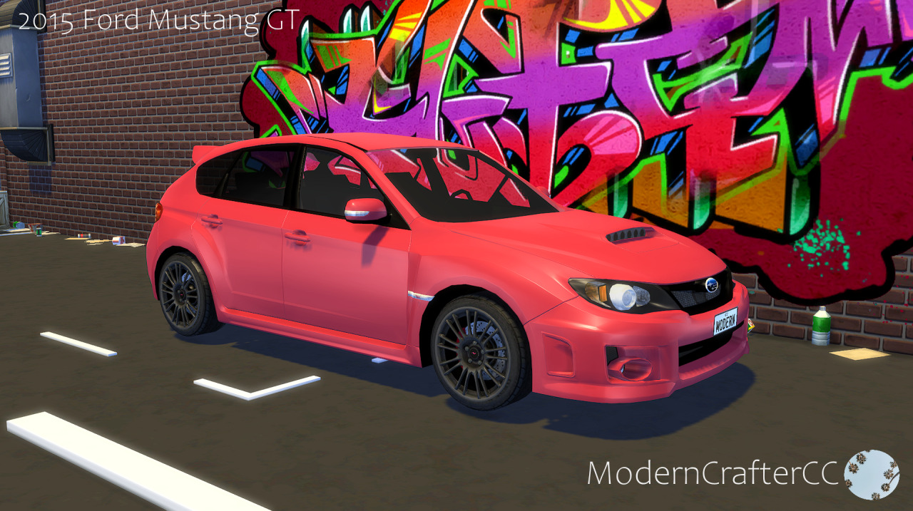 2009 Subaru Impreza WRX STi Hatch from Modern Crafter • Sims 4 Downloads