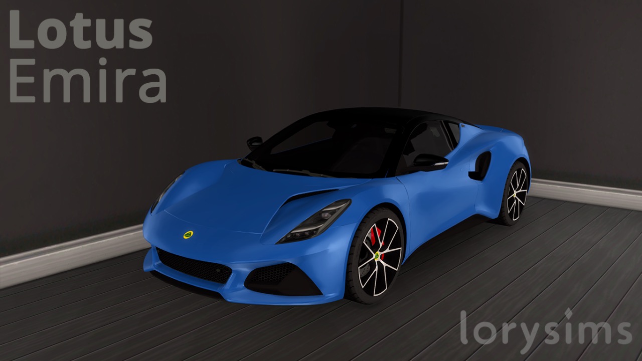 2022 Lotus Emira from Lory Sims • Sims 4 Downloads