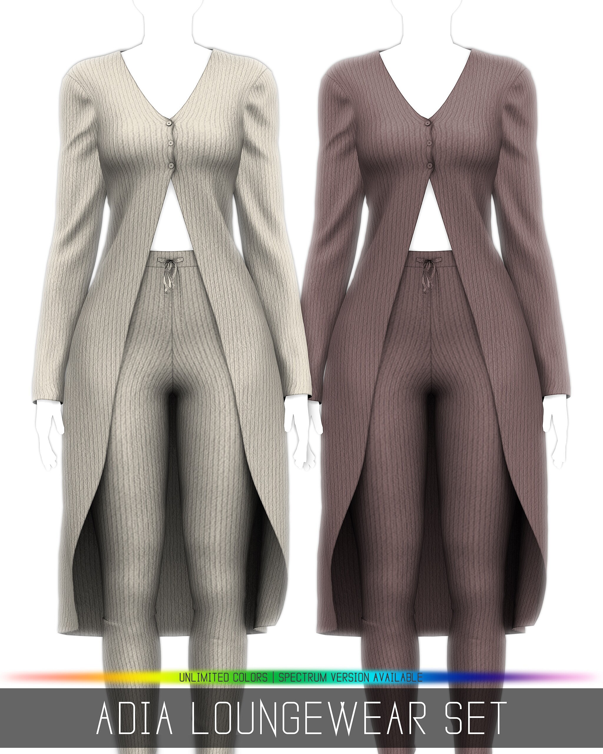 Adia Loungewear Set from Simpliciaty • Sims 4 Downloads