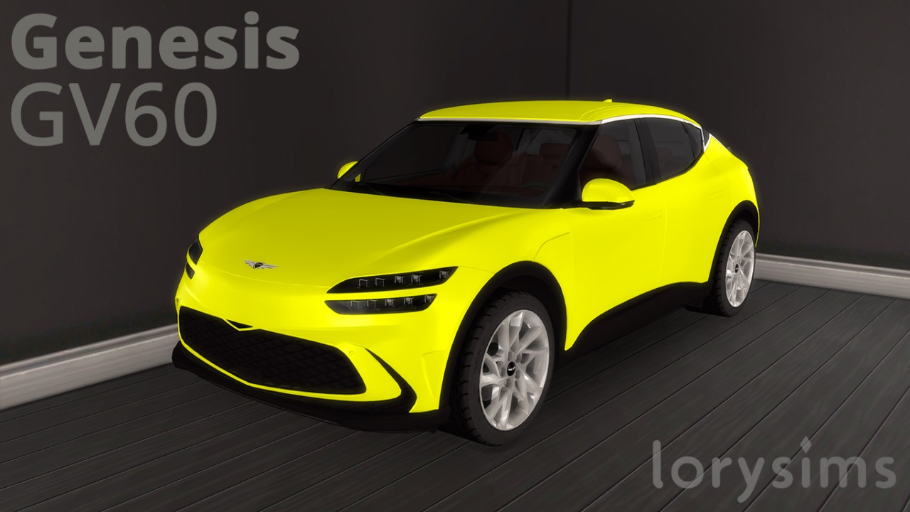 2022 Genesis GV60 from Lory Sims • Sims 4 Downloads
