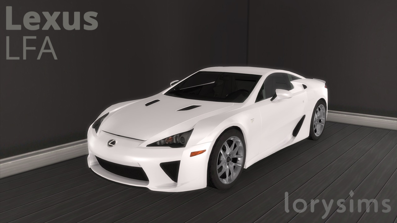 2011 Lexus LFA from Lory Sims • Sims 4 Downloads