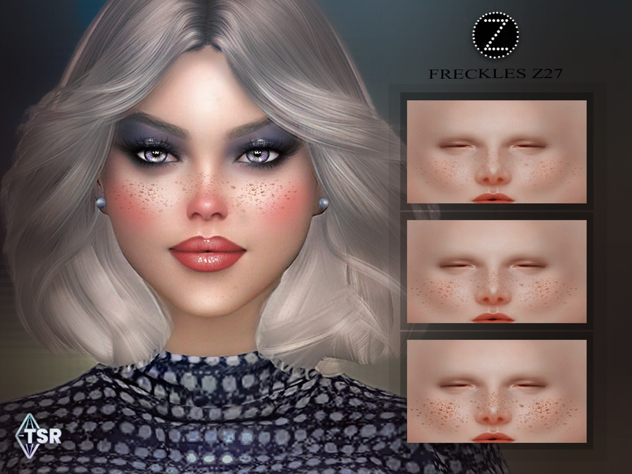 FRECKLES Z27 by ZENX from TSR • Sims 4 Downloads