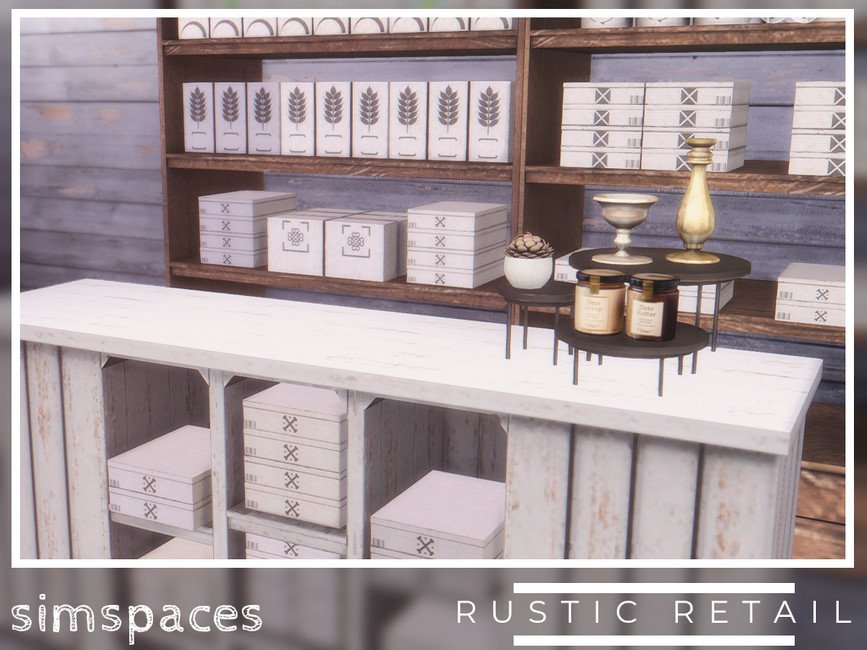 Rustic Retail - Fillers by simspaces from TSR • Sims 4 Downloads
