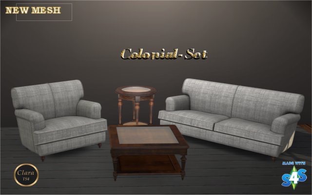Colonial-Set from All4Sims • Sims 4 Downloads